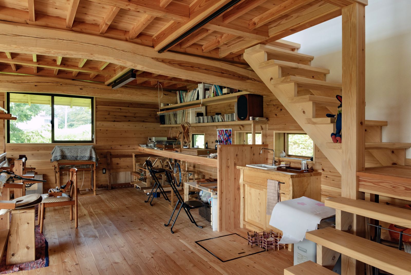 The most common natural woods in Japanese architecture